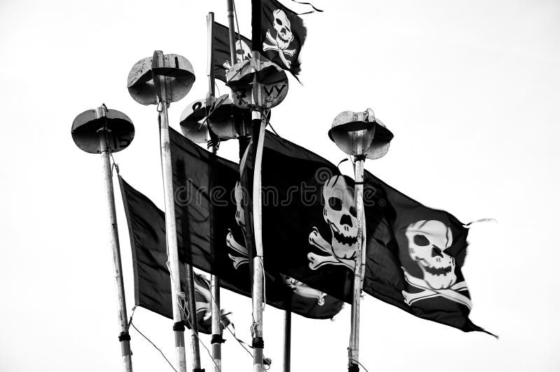 Black flag stock photo. Image of cruel, death, military - 18877276