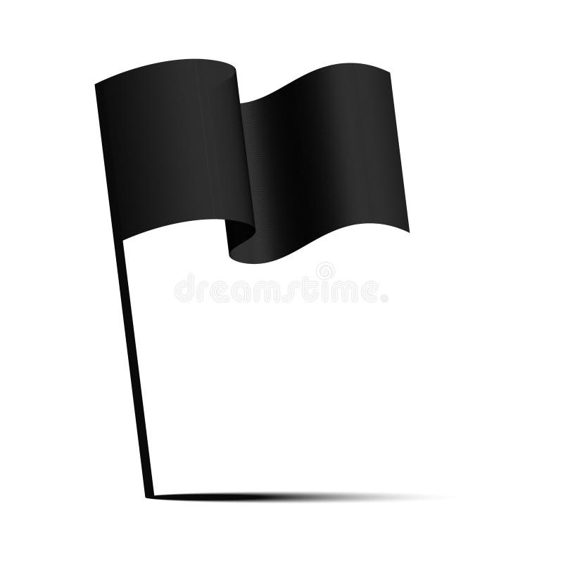 Flag Pole Silhouette Vector