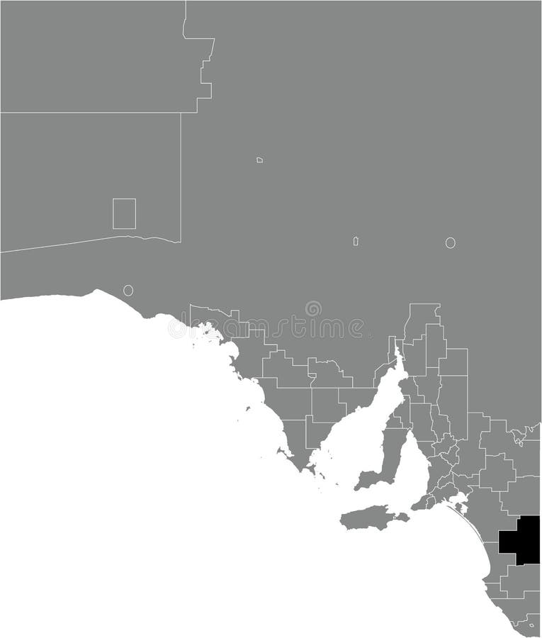 Locator Map of the TATIARA DISTRICT COUNCIL, SOUTH AUSTRALIA Stock ...