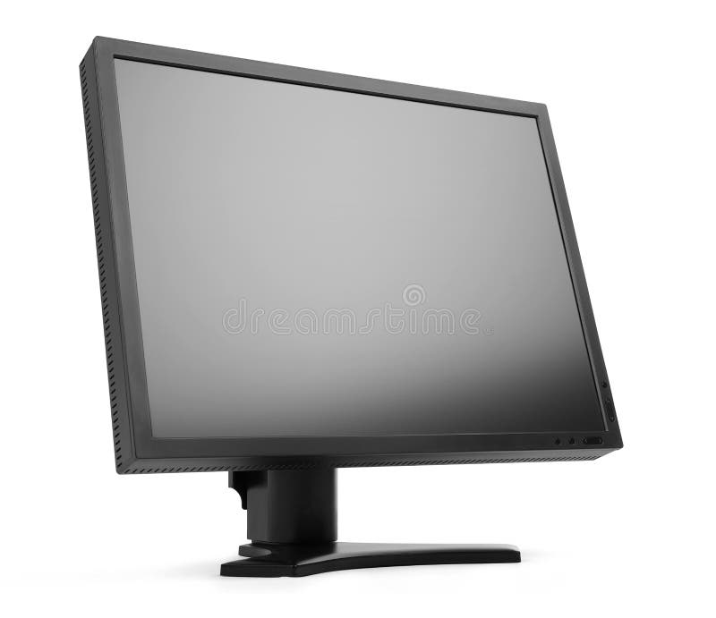 Monitor - desktop computer stock photo. Image of visual - 8145544