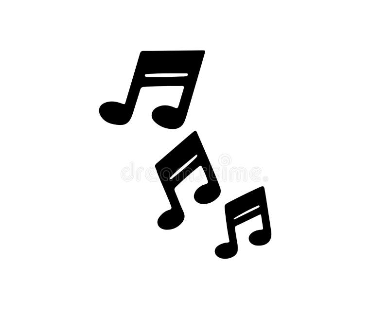 Floating Music Notes Stock Illustrations – 129 Floating Music Notes ...