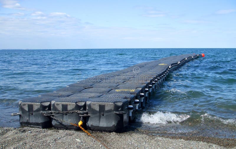 Black Floating Dock Picture. Image: 2701935