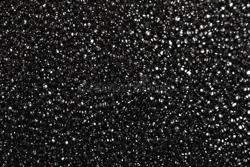Black foam rubber texture stock photo. Image of macro - 214375098