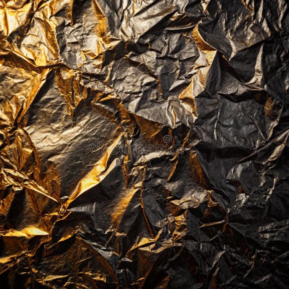 Black Foil Background with Highlights and Uneven Texture Stock ...