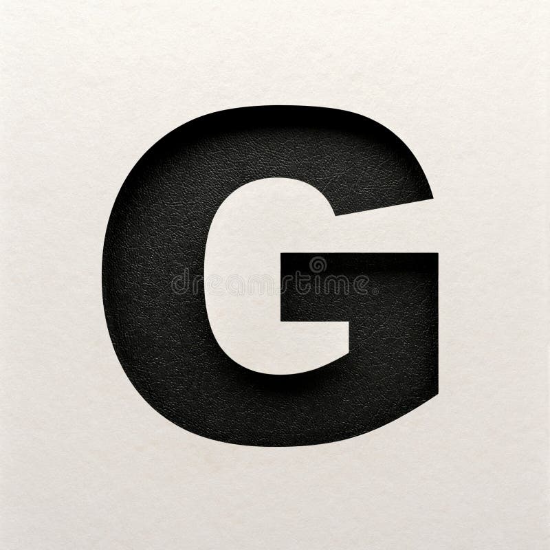 Black Font Design, Abstract Alphabet Font, Realistic Typography - G ...