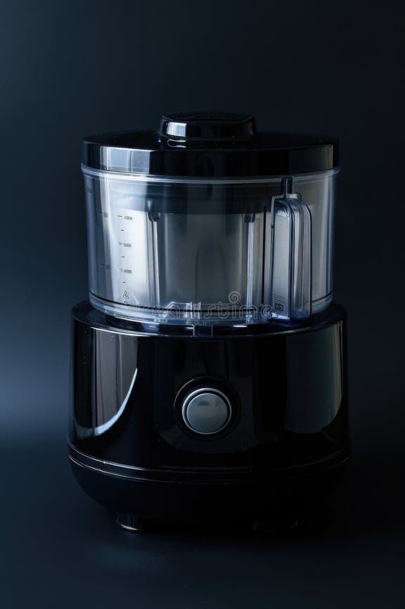 Black Food Processor on Table Stock Photo - Image of cookware ...