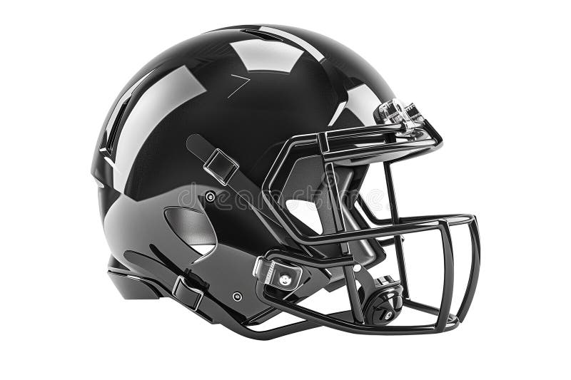 Black football helmet stock photo. Illustration of league - 314385312