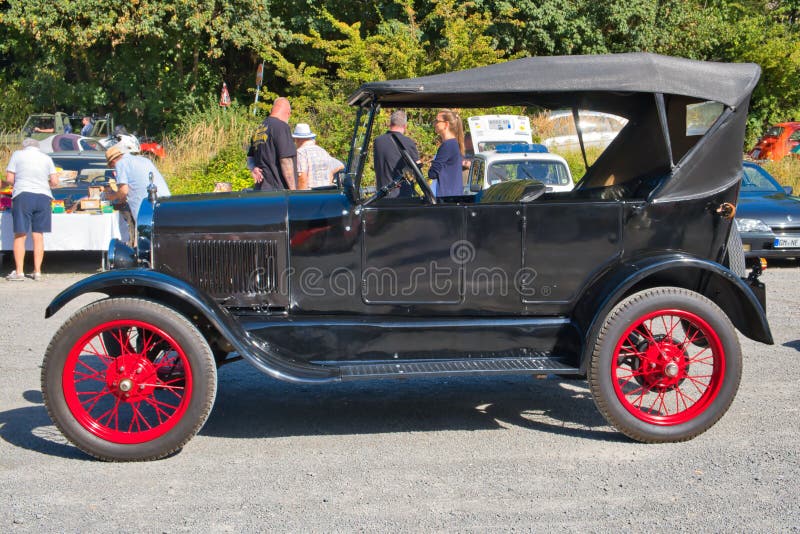 Black Ford Model T, Classic Ca Editorial Stock Photo - Image of ...