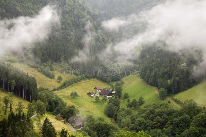 Black forest farm house stock photo. Image of grassland - 25658544