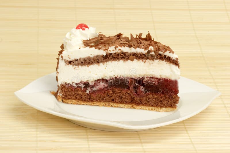 Black Forest gateau cake stock photo. Image of black, gateau - 7142960