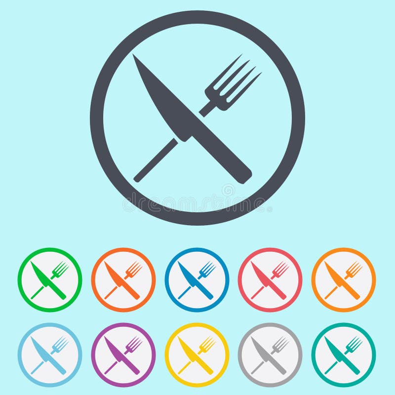 Black Fork Icon Isolated on Transparent Background. Cutlery Symbol ...
