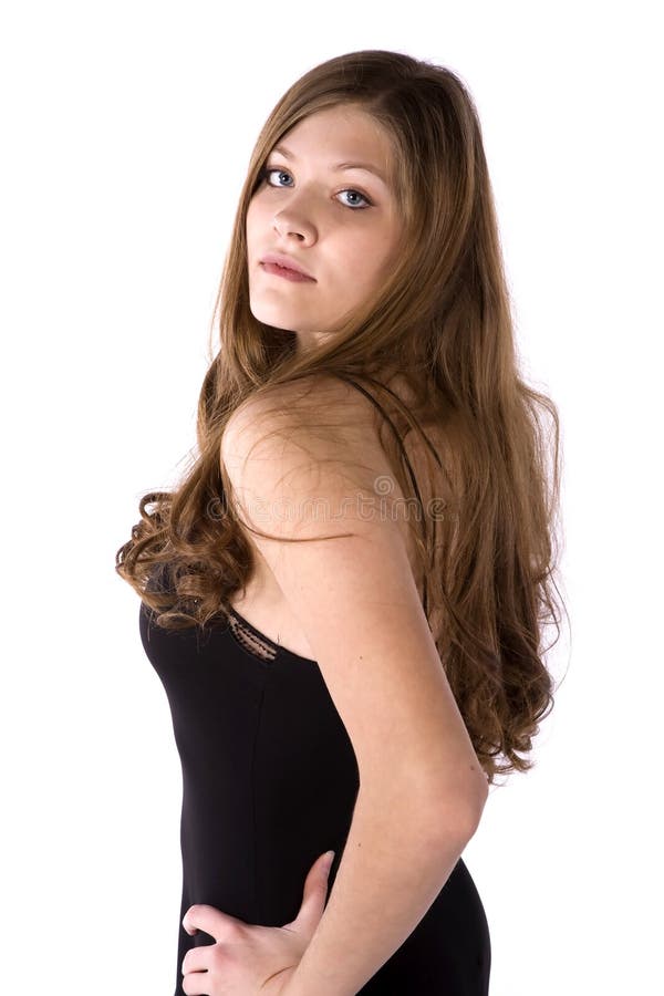 Black formal portrait stock photo. Image of glamour, attractive - 12256050