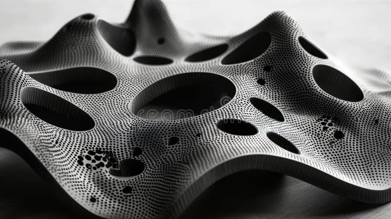 Black Forms and Shapes, 3D Abstract Art Background, Simple Abstract Art ...