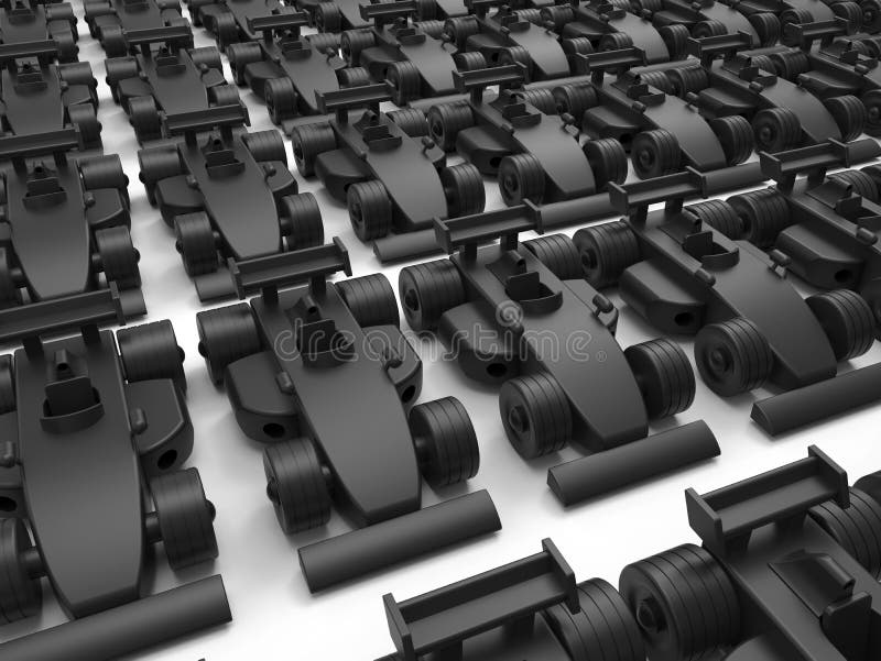 Toy formula one car stock illustration. Illustration of driving - 72324785