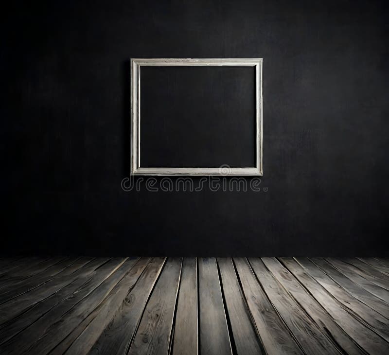 Black Frame Dark Background Generativeai Stock Illustration ... Black Frame Dark Background Generativeai Stock Illustration ...