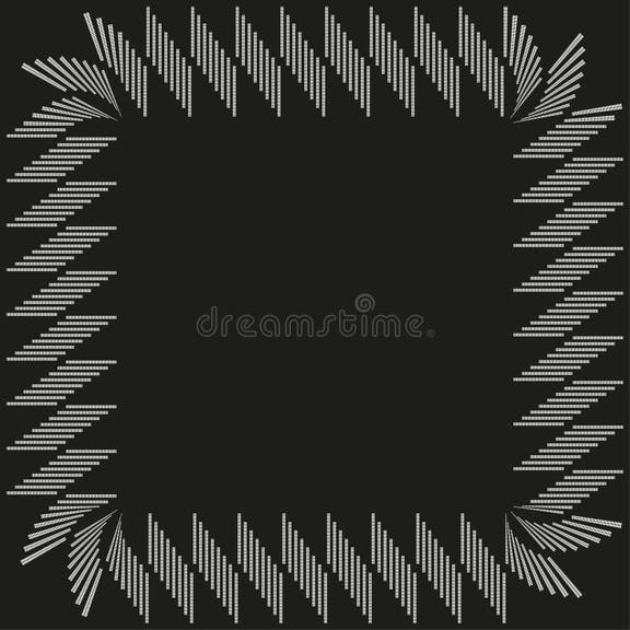 Black Frame Icon. Sharp Triangle Shape. Dark Geometric Figure. Vector ...