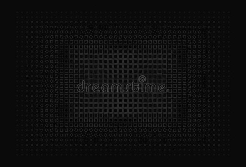 Black Frame Pattern on Black Background Stock Illustration ...