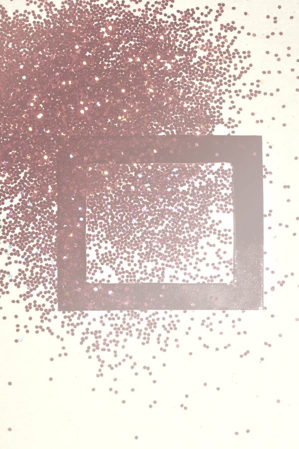 Pink glitter border stock illustration. Illustration of design - 48790484