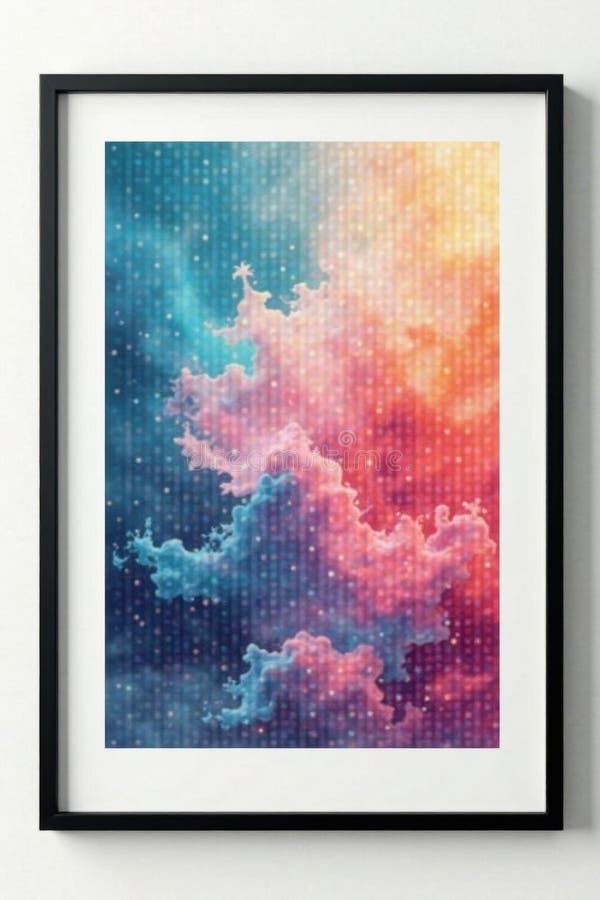 Black Frame, White Mount, Clean Lines, Ready for Artwork, Display ...