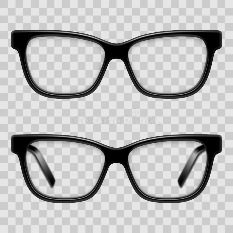 Black Framed Glasses stock vector. Illustration of fashion - 114784964