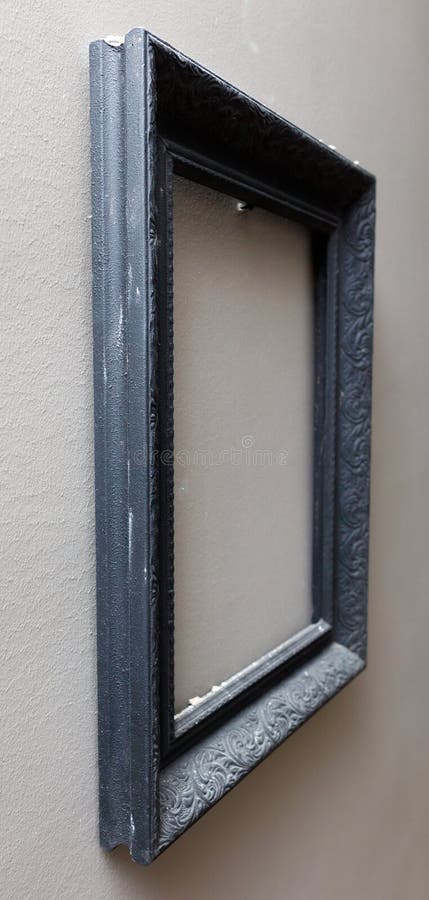 A Black Framed Picture with a White Background Stock Photo - Image of ...