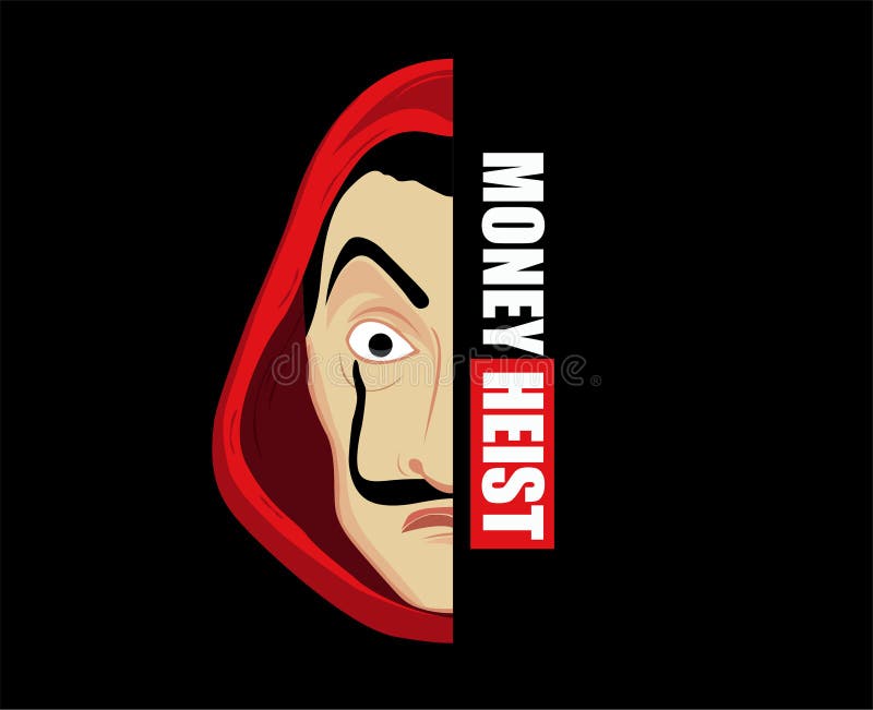 Mask La Casa De Papel Money Heist Stock Illustrations – 119 Mask La ...