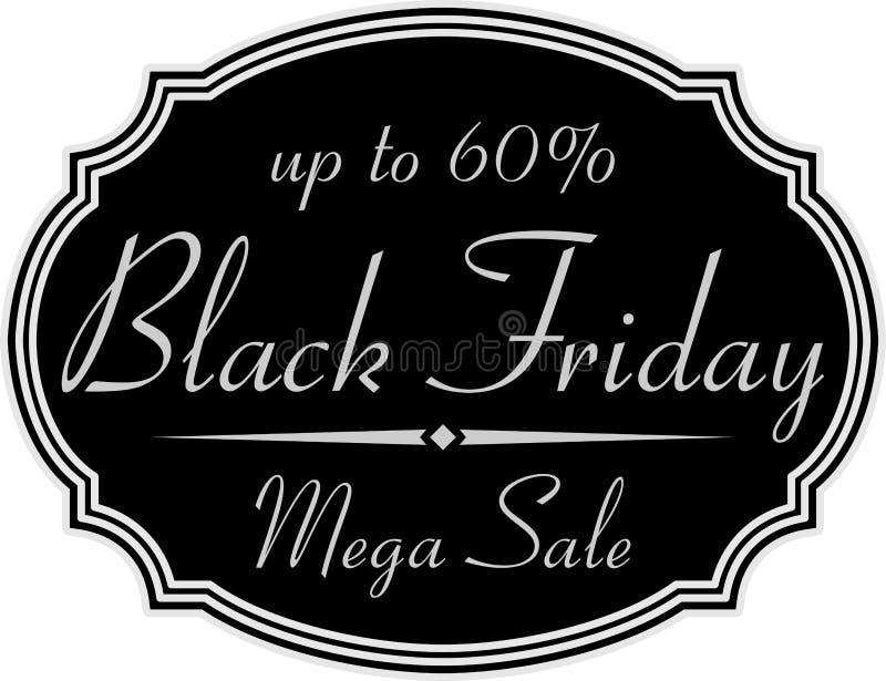 Black friday badge stock vector. Illustration of label - 78532801