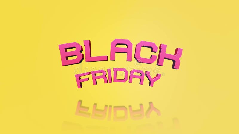Fashion Shades: Modern and Colorful Black Friday Text on Gradient Stock ...