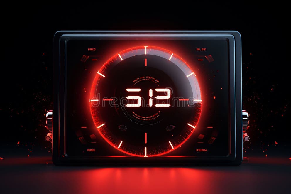 Black Friday Countdown Clock GIF for Social Stock Illustration ...