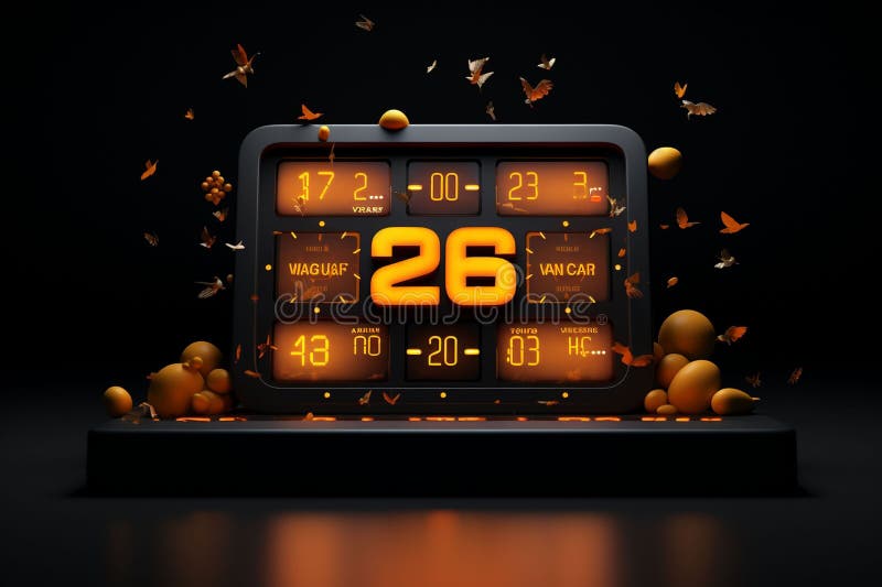 Black Friday Countdown Clock GIF for Social Stock Illustration ...