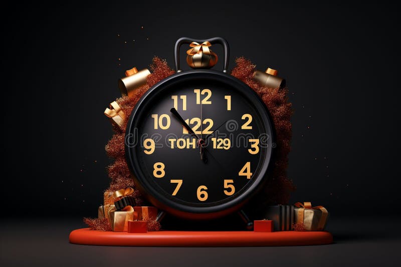 Black Friday Countdown Clock GIF for Social Stock Illustration ...