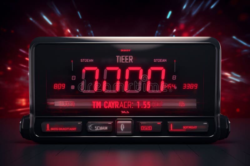 Black Friday Countdown Clock Overlay for Social Stock Illustration ...