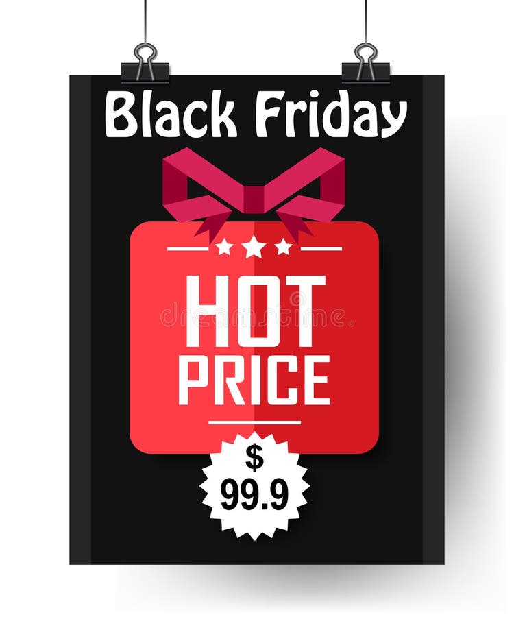 Black Friday Super Sale Flyer Stock Vector - Illustration of concept ...