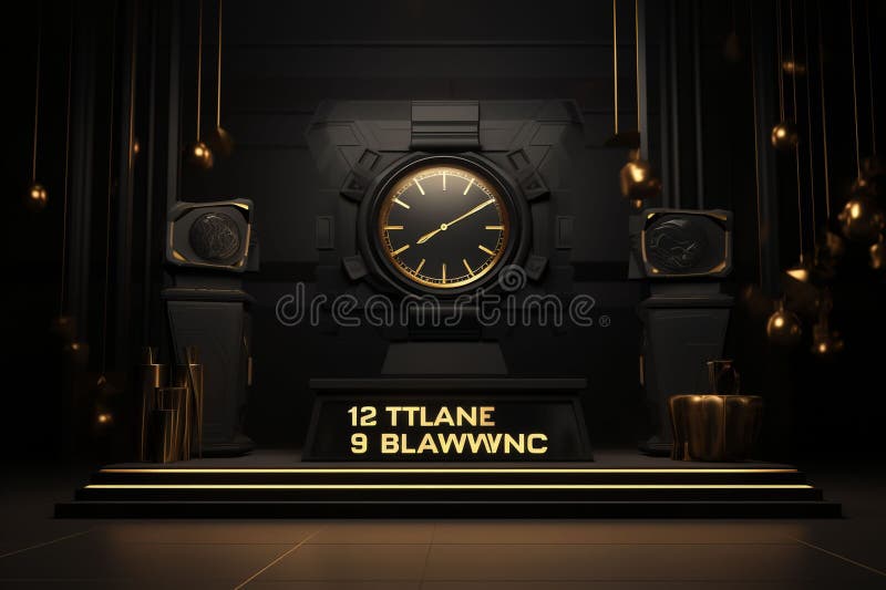 Black Friday Live Stream Event Countdown Timer Stock Illustration ...