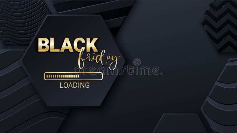 Black Friday Loading Bar Background, Banner Poster Design Template ...