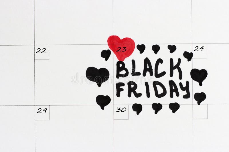 Black Friday, November 23, 2018 Stock Image - Image of action, plan ...