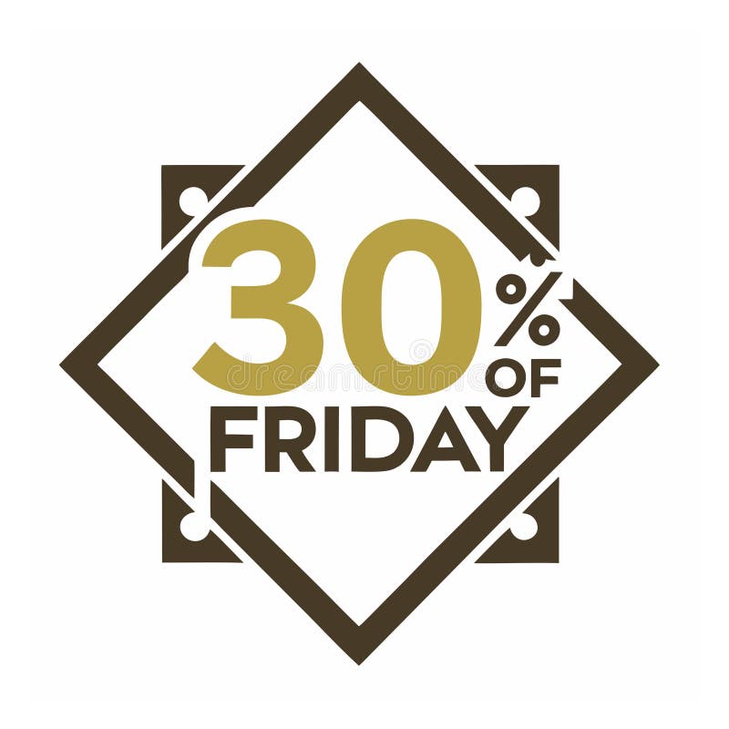 Black friday 30 off stock vector. Illustration of banner - 340241344