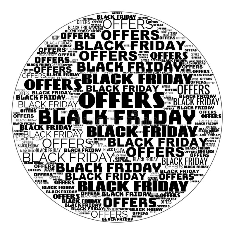 Black Friday Offers Page Header Printable Abstract Background Stock ...