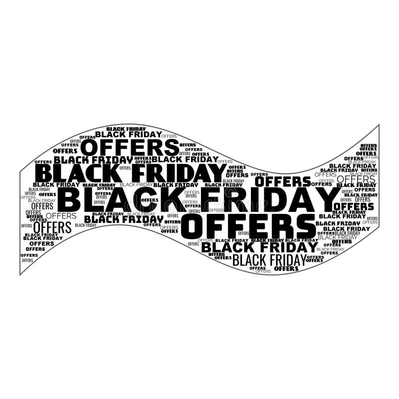 Black Friday Offers Page Header Printable Abstract Background Stock ...