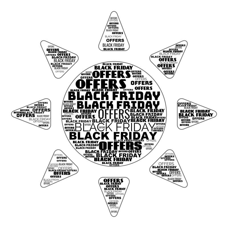 Black Friday Offers Page Header Printable Abstract Background Stock ...