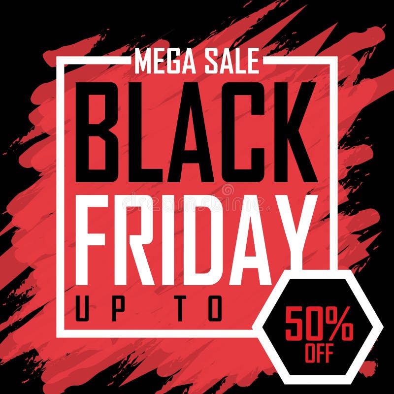 Black Friday Sale Design Template. Black Friday Banner Stock Vector ...