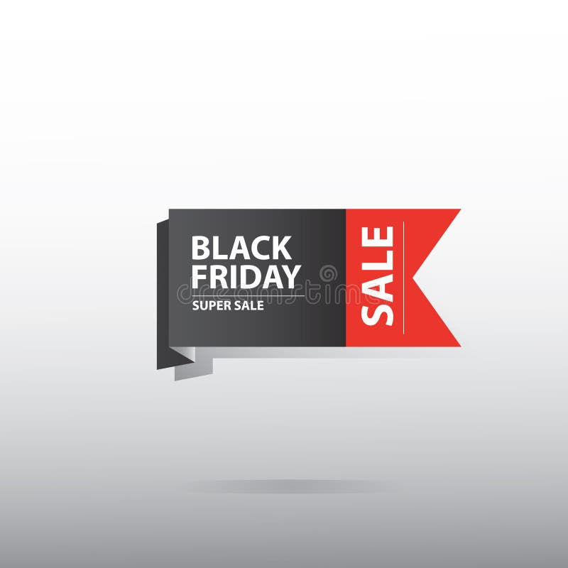 Black Friday Sale Sticker. Vector Illustration Decorative Design Stock ...