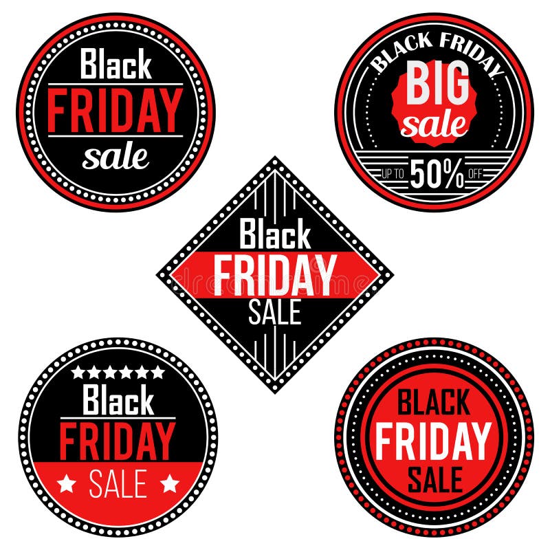 Black Friday Tags stock vector. Illustration of friday - 16914167