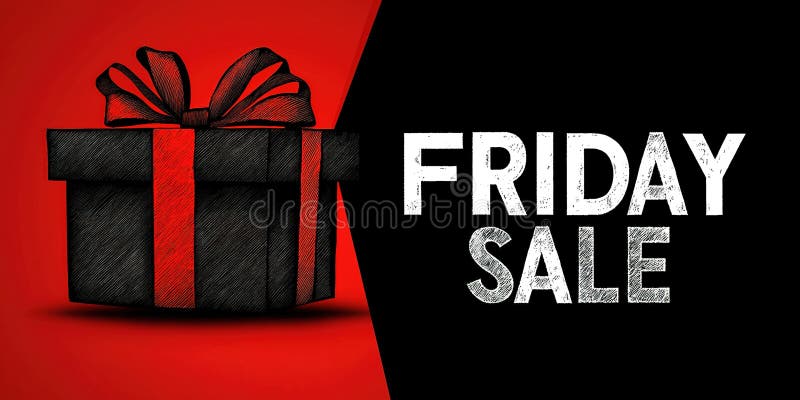 Black Friday Sale. Web Banner Design with Text BLACK FRIDAY SALE and ...