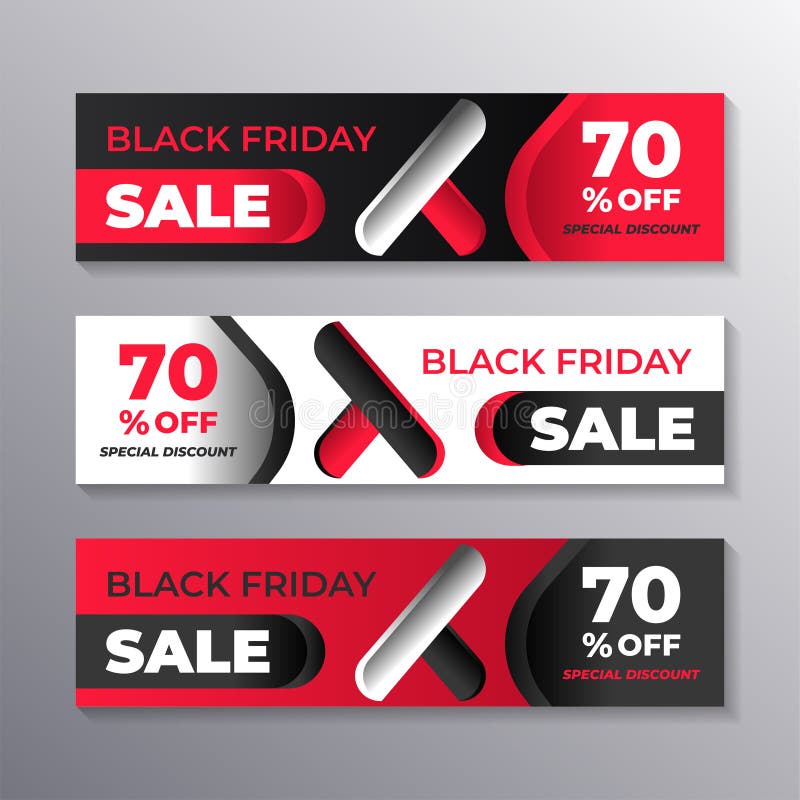 Black Friday Sale Web Banner Template, Layout Background Design ...