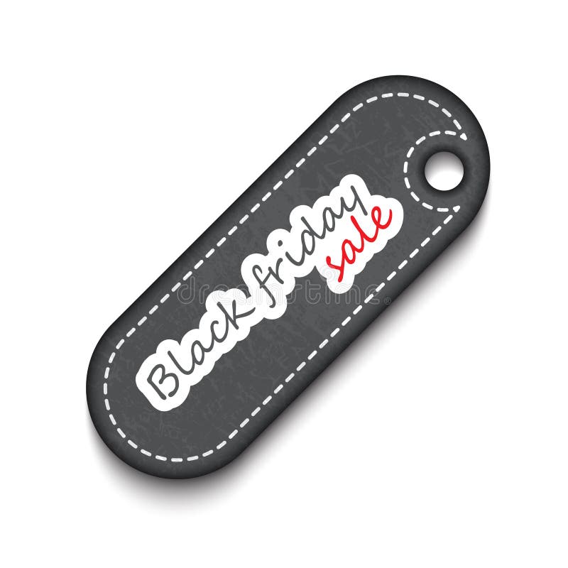 Black friday tag stock vector. Illustration of offer - 46339618