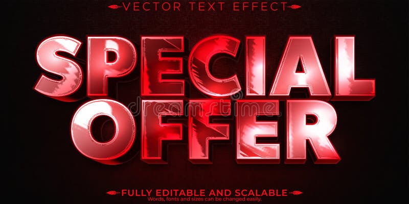 Black Friday Text Effect, Editable Sale and Offer Text Style Stock ...