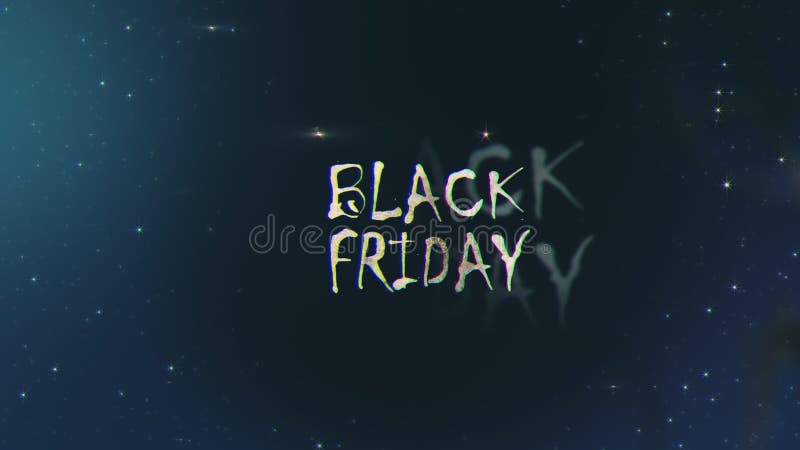 Black Friday Effect Cinematic Title Abstract Background Stock Video ...