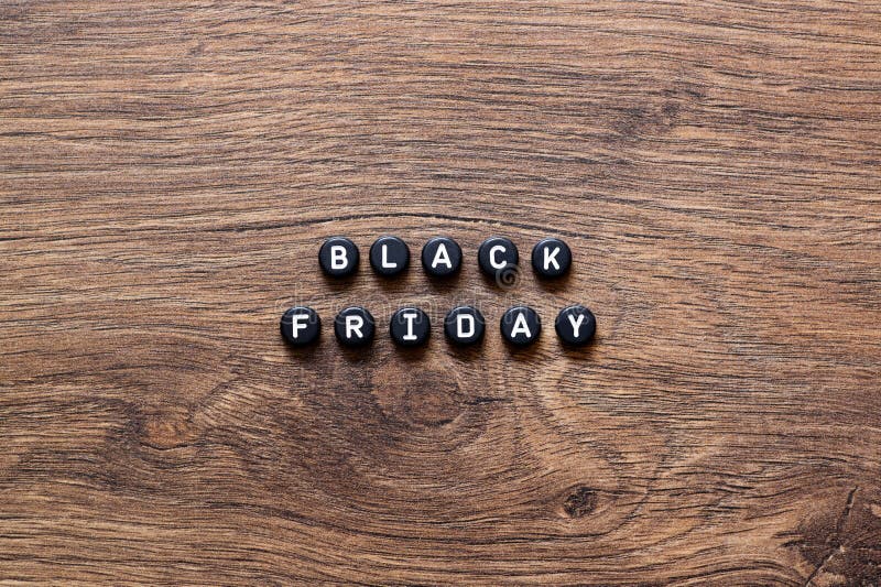 Black Friday - Word Concept on Building Blocks, Text Stock Image ...
