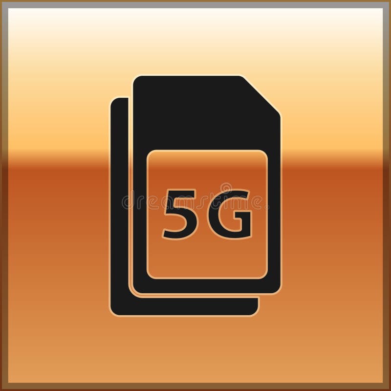 Gold Network Cloud Connection Icon Isolated on White Background. Social ...